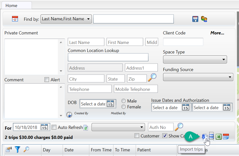 Importing Trips From A Csv File